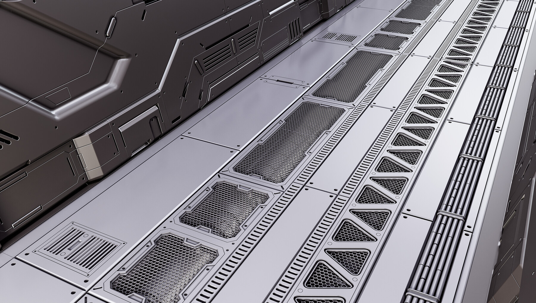 ArtStation - SCI-FI FLOOR PANELS VOL.02 | Resources
