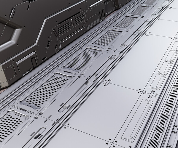 ArtStation - SCI-FI FLOOR PANELS VOL.02 | Resources