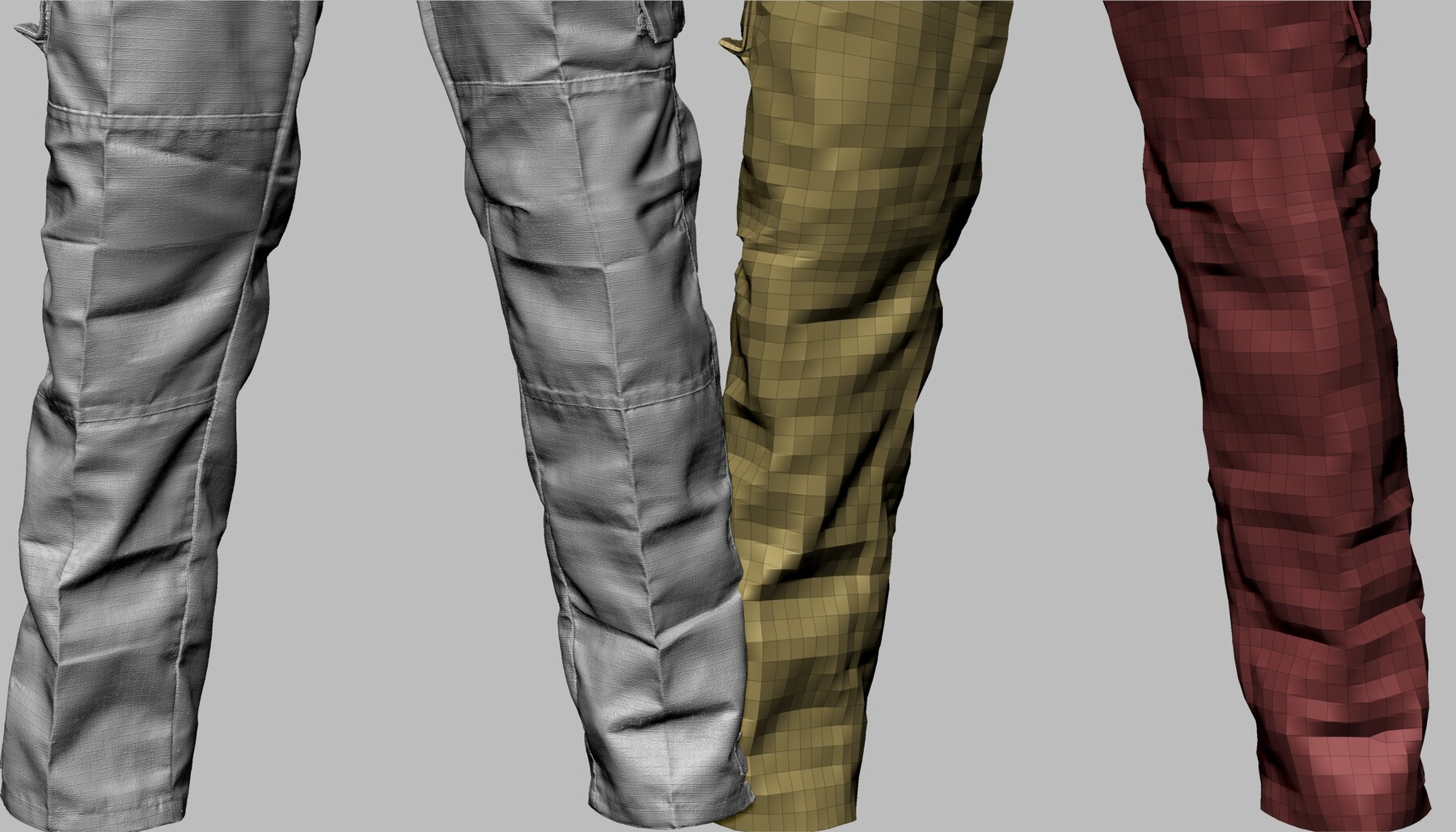 ArtStation - Cargo Pants 003 | Game Assets