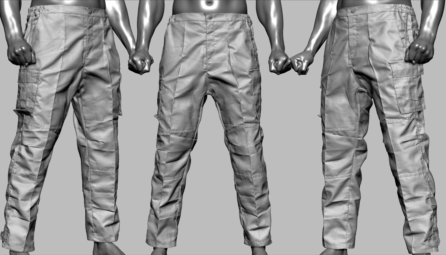 ArtStation - Cargo Pants 003 | Game Assets
