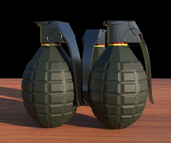 ArtStation - 3D Grenade Model | Game Assets