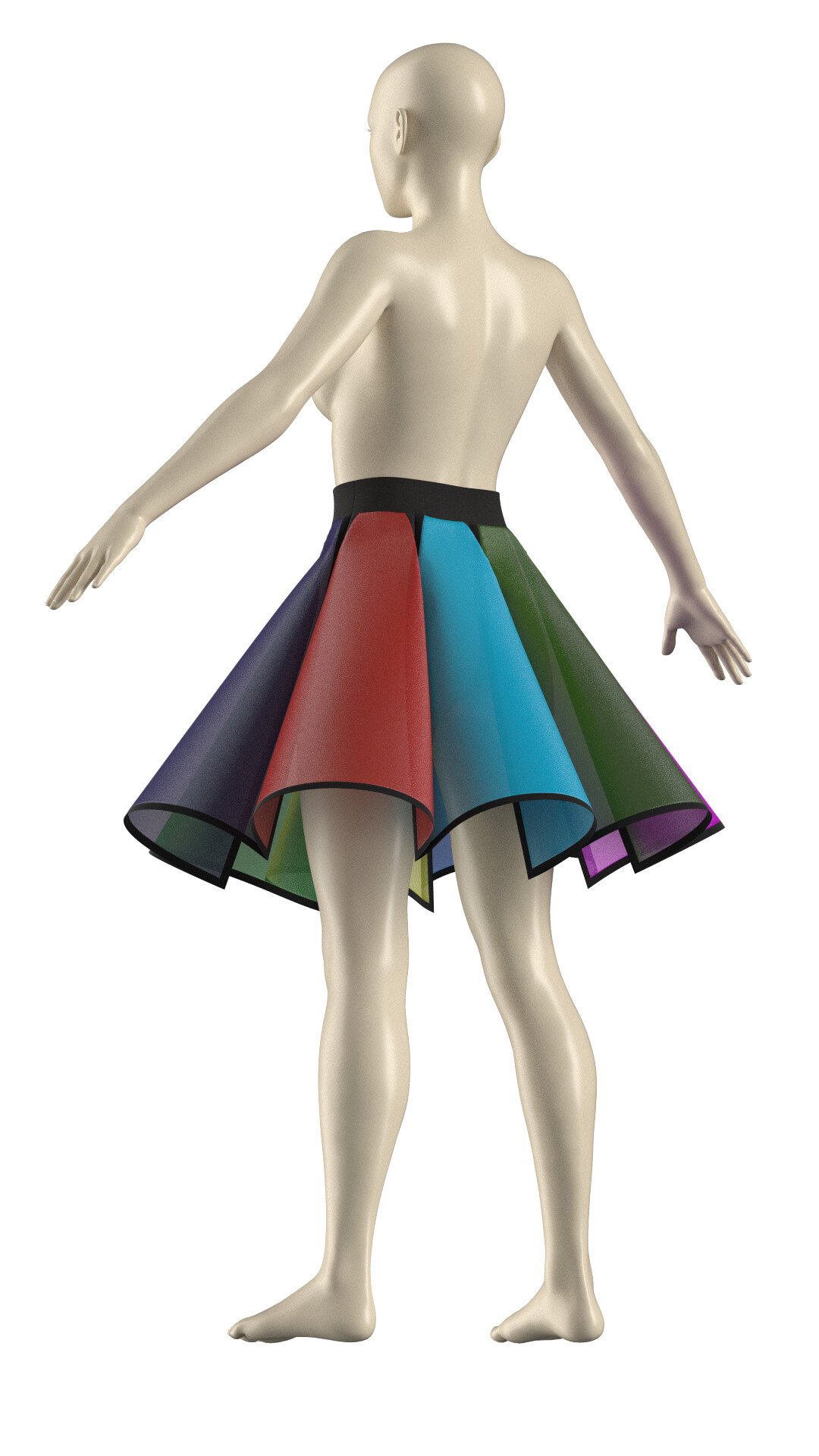 ArtStation - Clothes №168 "Marvelous Designer" /Zprj/ OBJ+FBX #Skirt ...