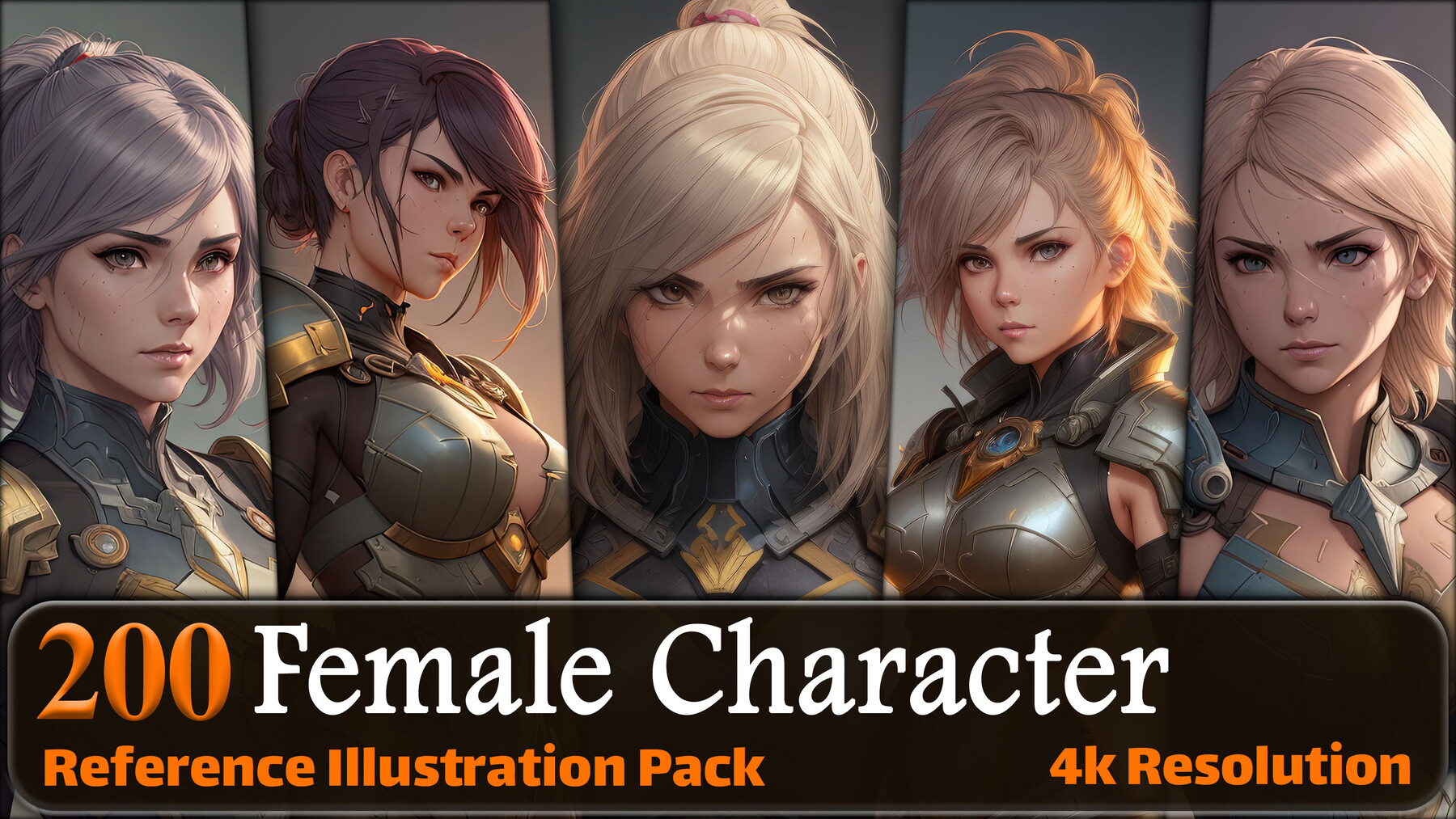 ArtStation - 200 Female Character Reference Pack | 4K | v.2 | Artworks