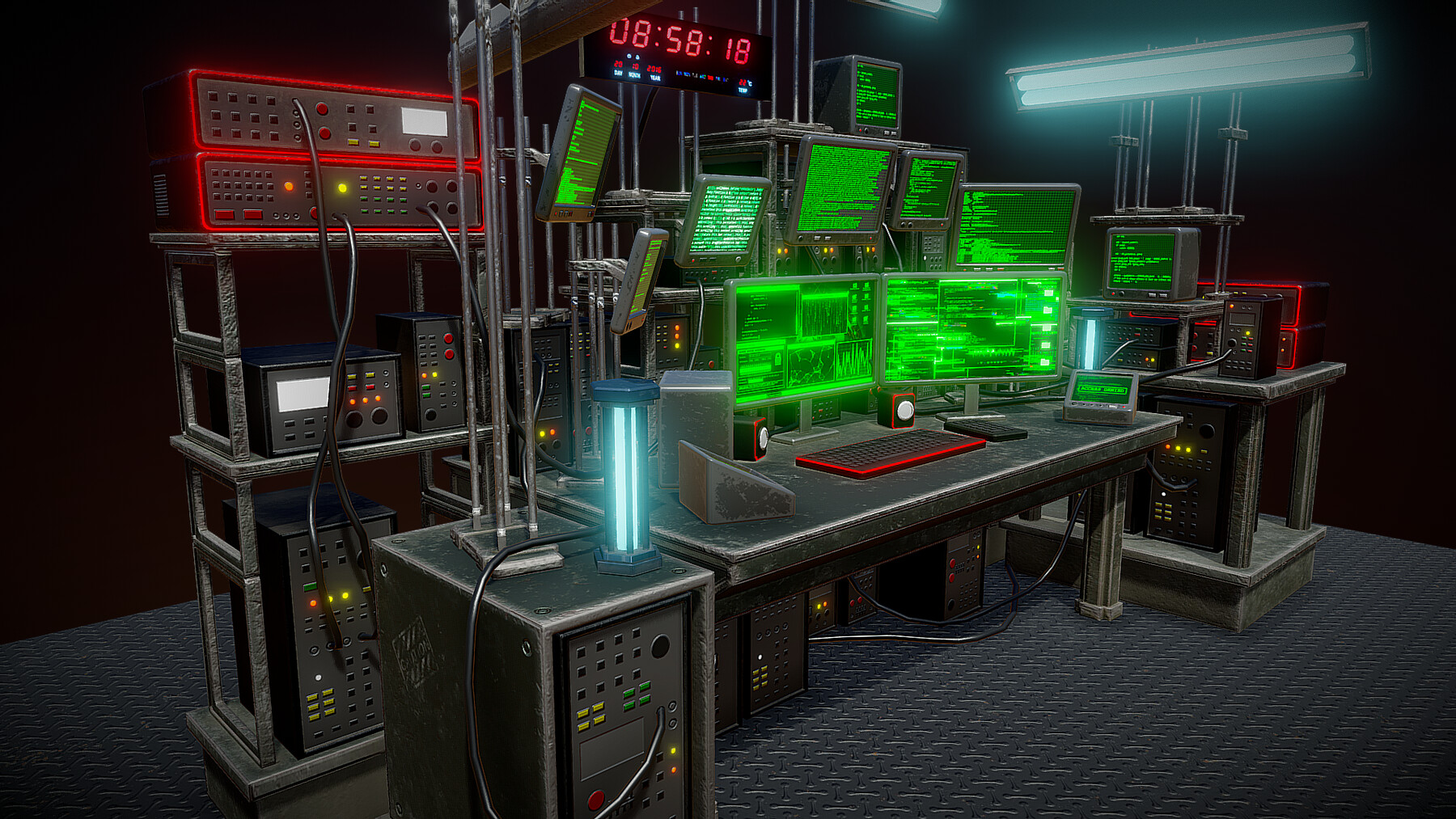 ArtStation - Retro Computer Workstation | Resources