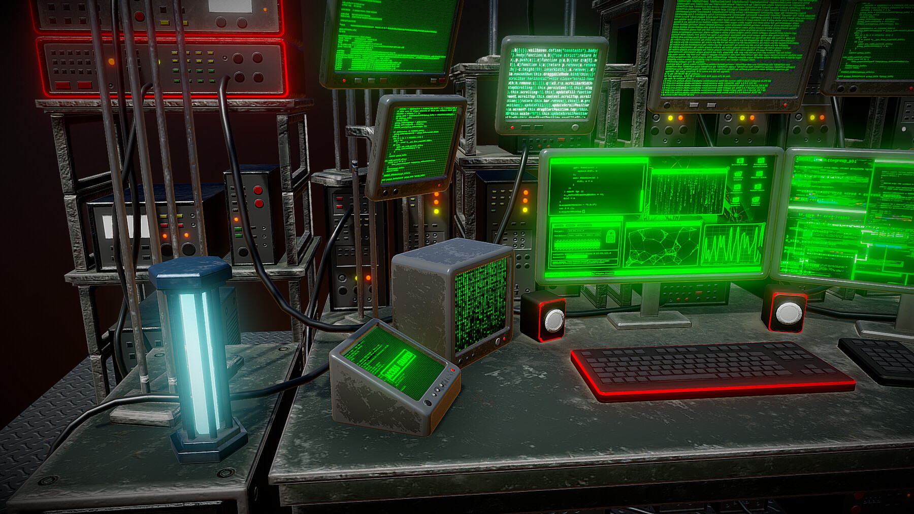 ArtStation - Retro Computer Workstation | Resources