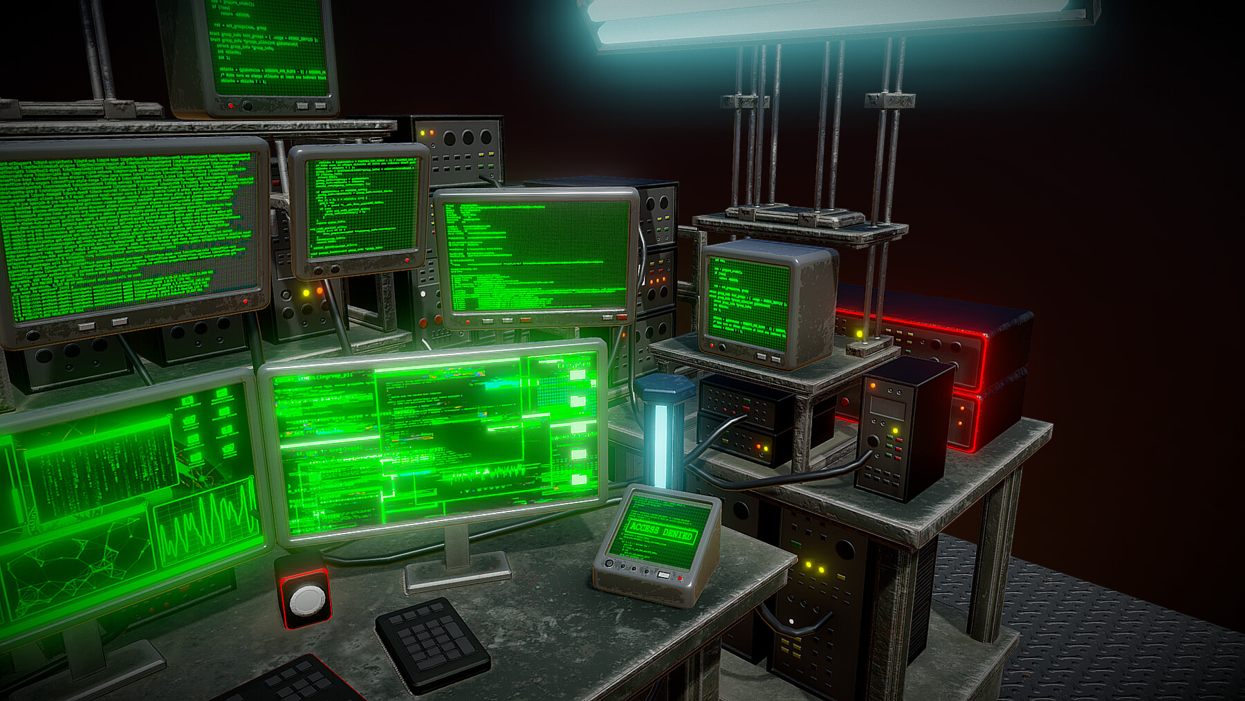 ArtStation - Retro Computer Workstation | Resources