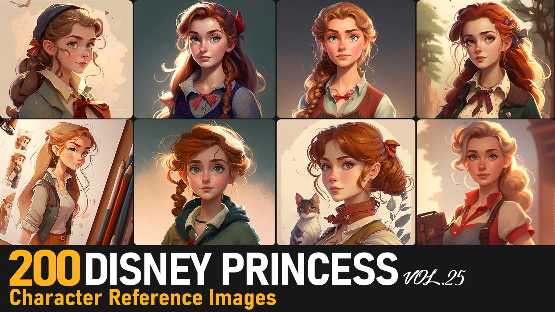 ArtStation - Disney Princess VOL.25|4K Reference Images | Artworks
