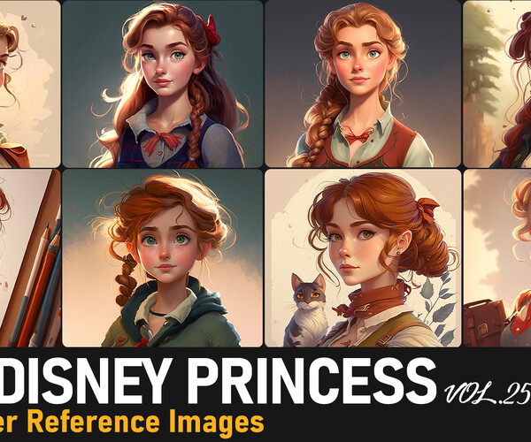 ArtStation - Disney Princess VOL.25|4K Reference Images | Artworks