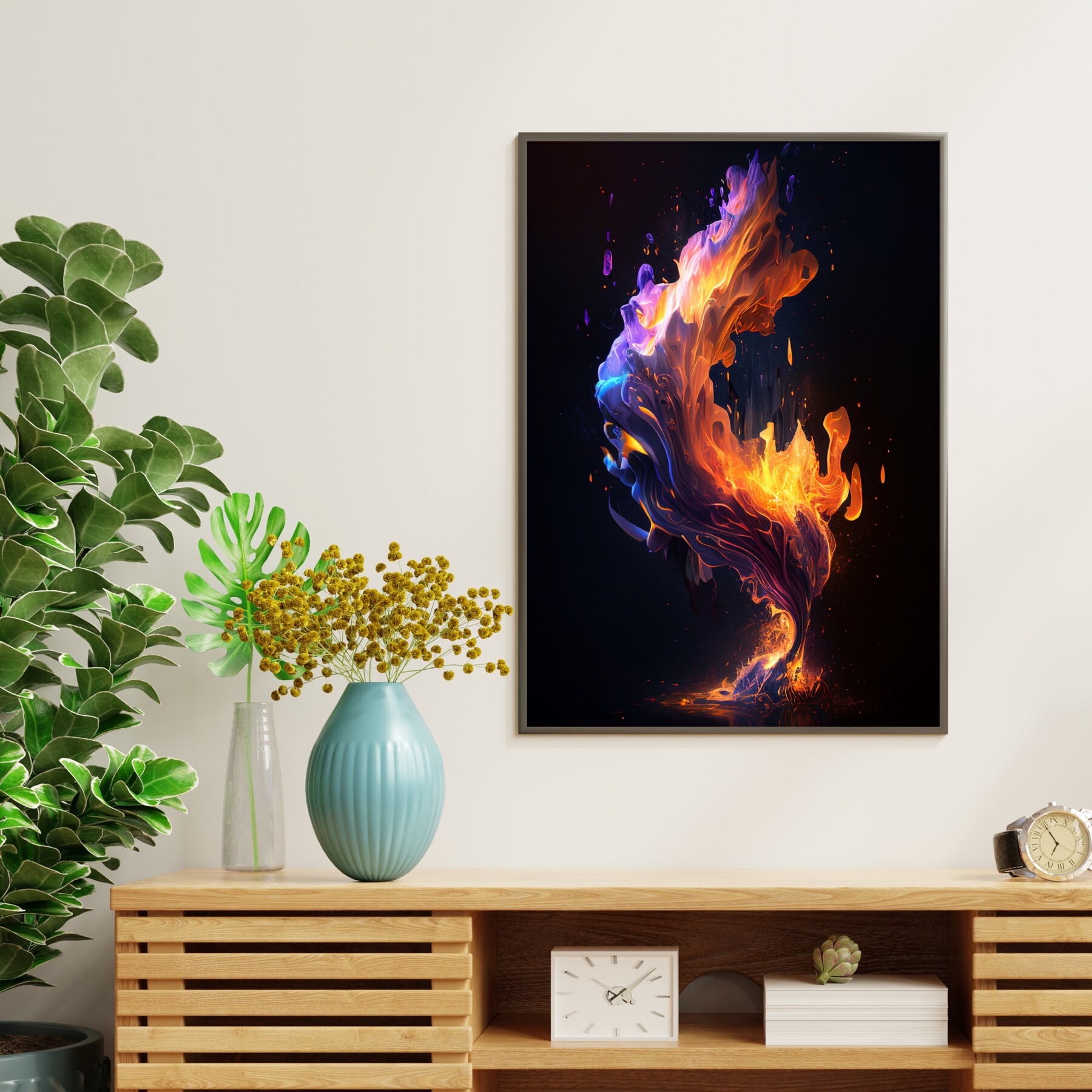 ArtStation - Dark Flame Abstract Art | Artworks