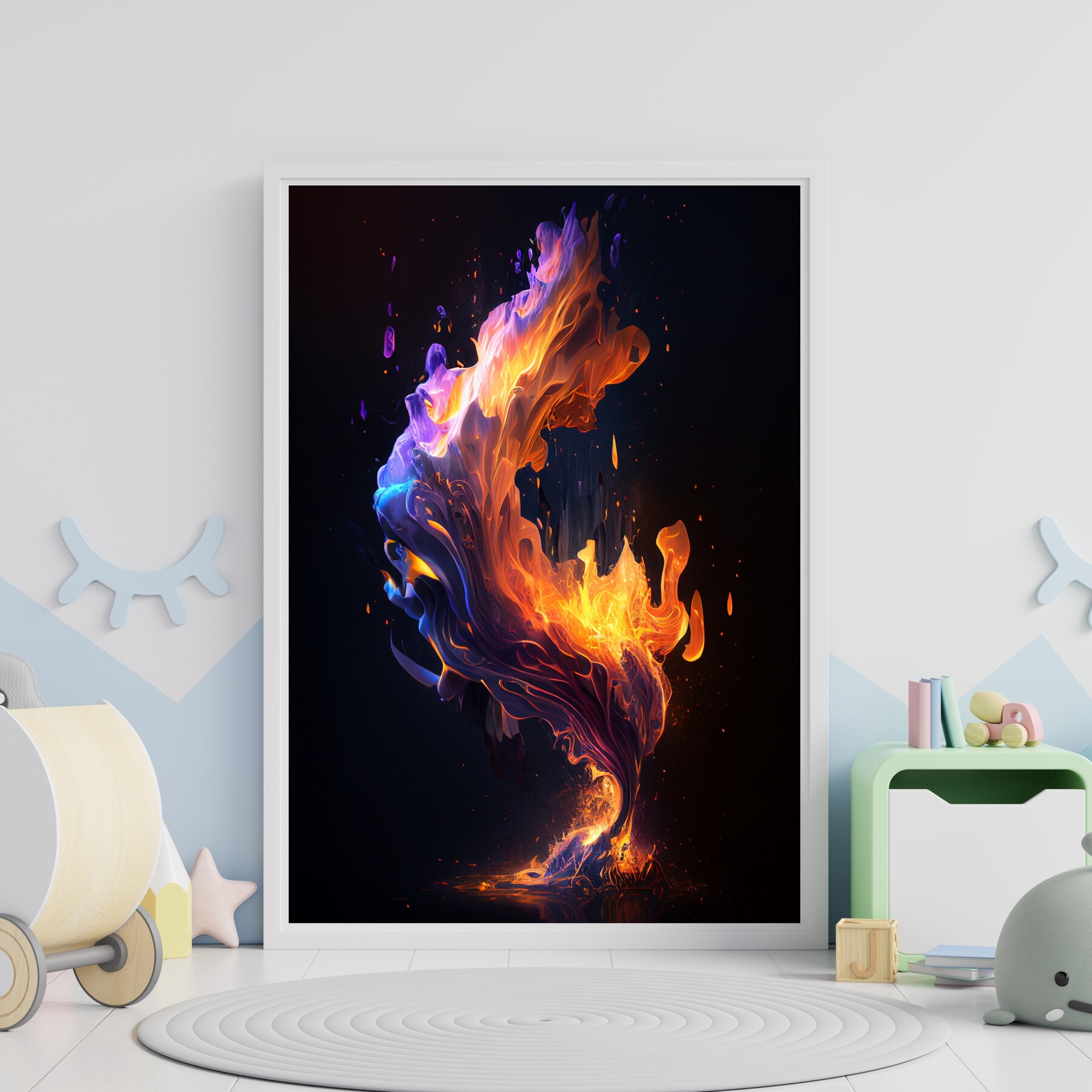 ArtStation - Dark Flame Abstract Art | Artworks