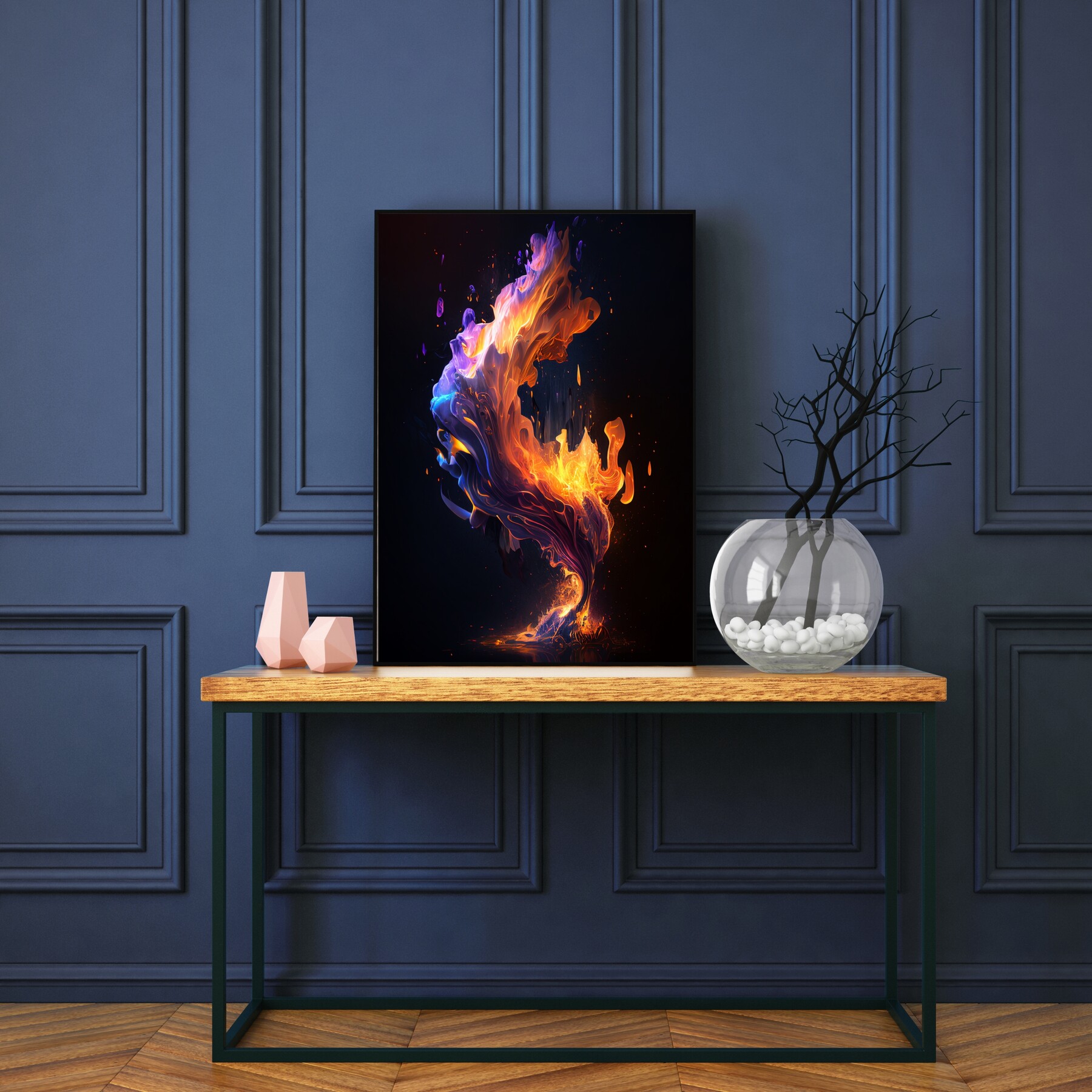 ArtStation - Dark Flame Abstract Art | Artworks