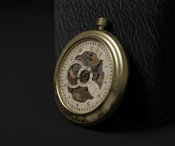 ArtStation - Ancient Pocket Watch | Game Assets