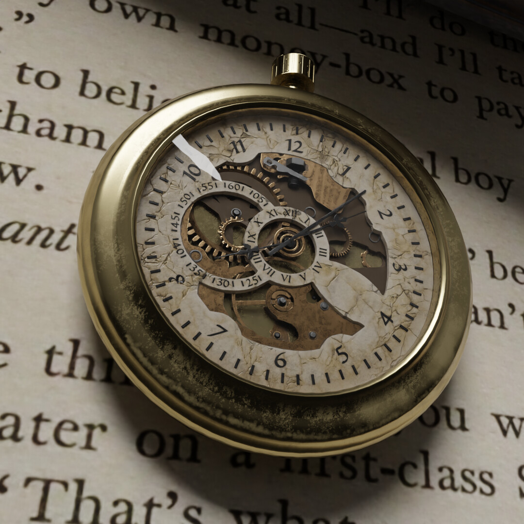 ArtStation - Ancient Pocket Watch | Game Assets
