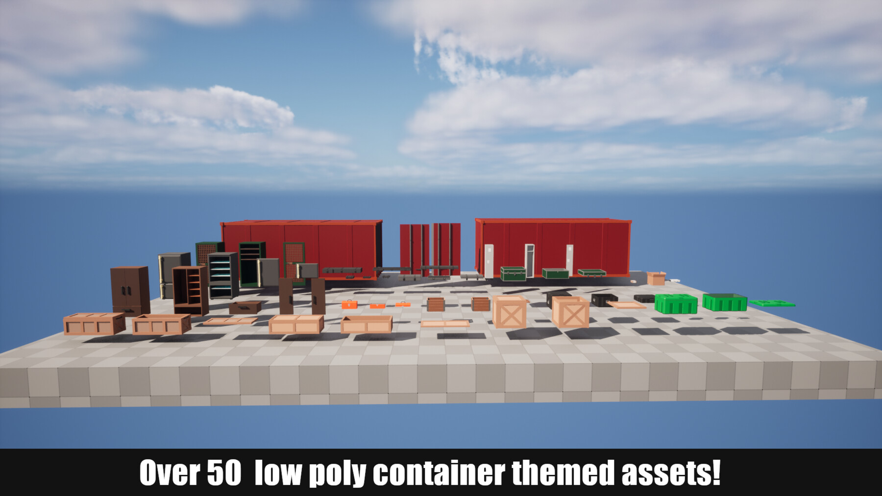 ArtStation - Mini Survival: Containers | Game Assets