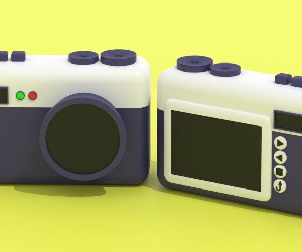 ArtStation - Cartoon Lovely Camera 3D model | Resources
