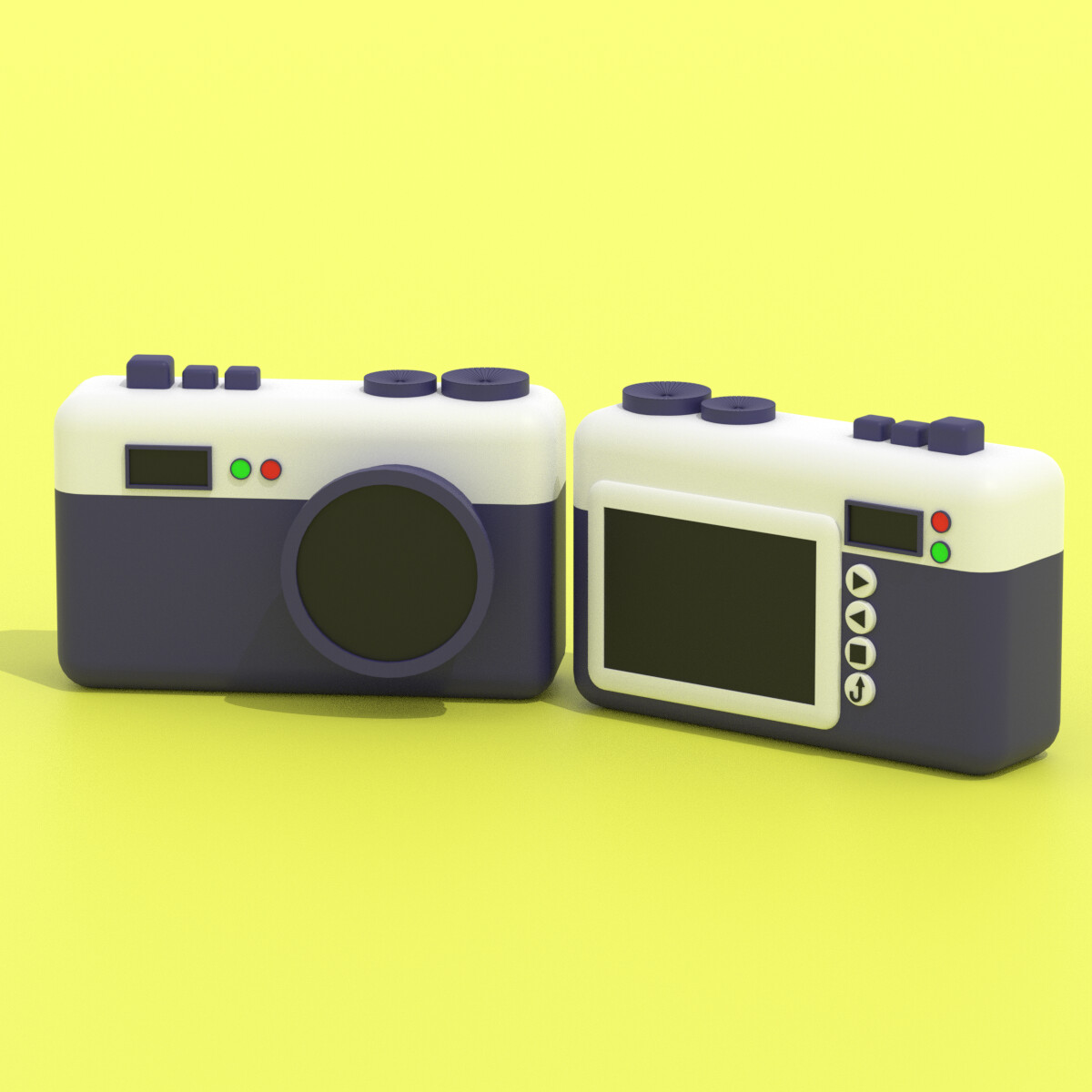 ArtStation - Cartoon Lovely Camera 3D model | Resources