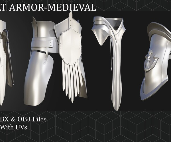 ArtStation - 20+10 Belt Armor-Medieval Base Mesh ( NEW UPDATE ) | Game ...