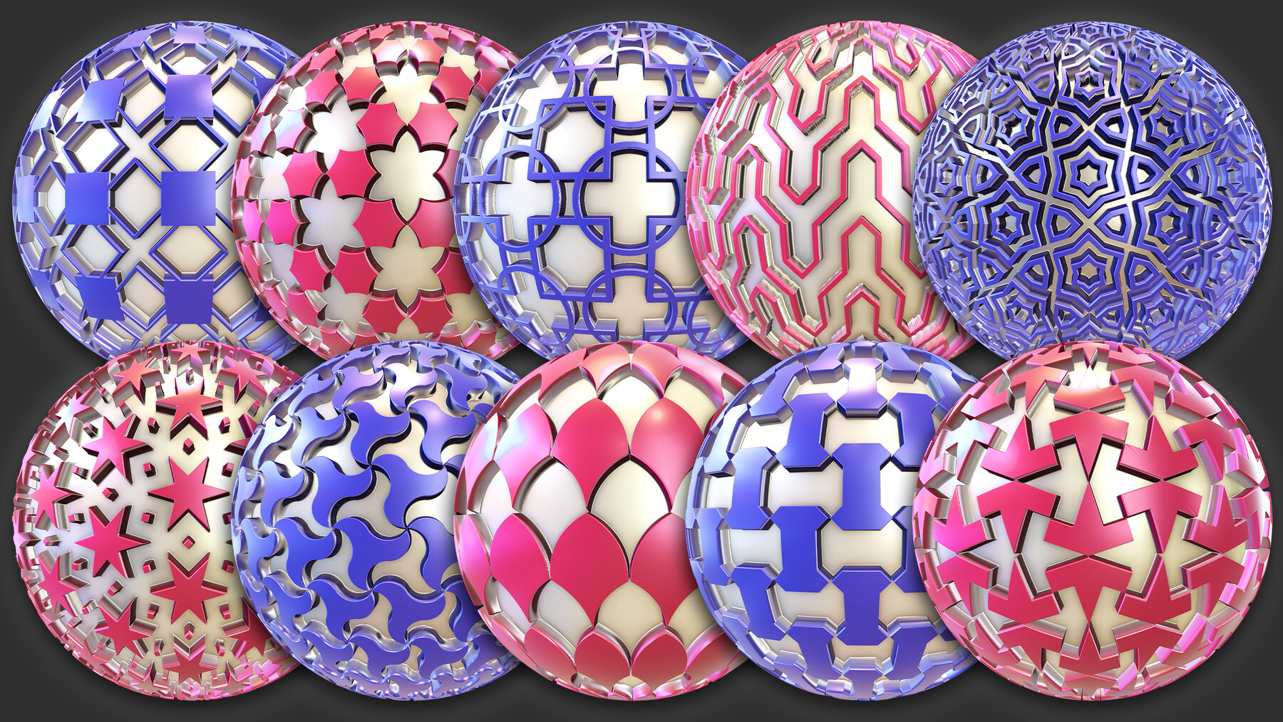 ArtStation - 50 Seamless Pattern + Alpha (4K) Vol 3 | Resources