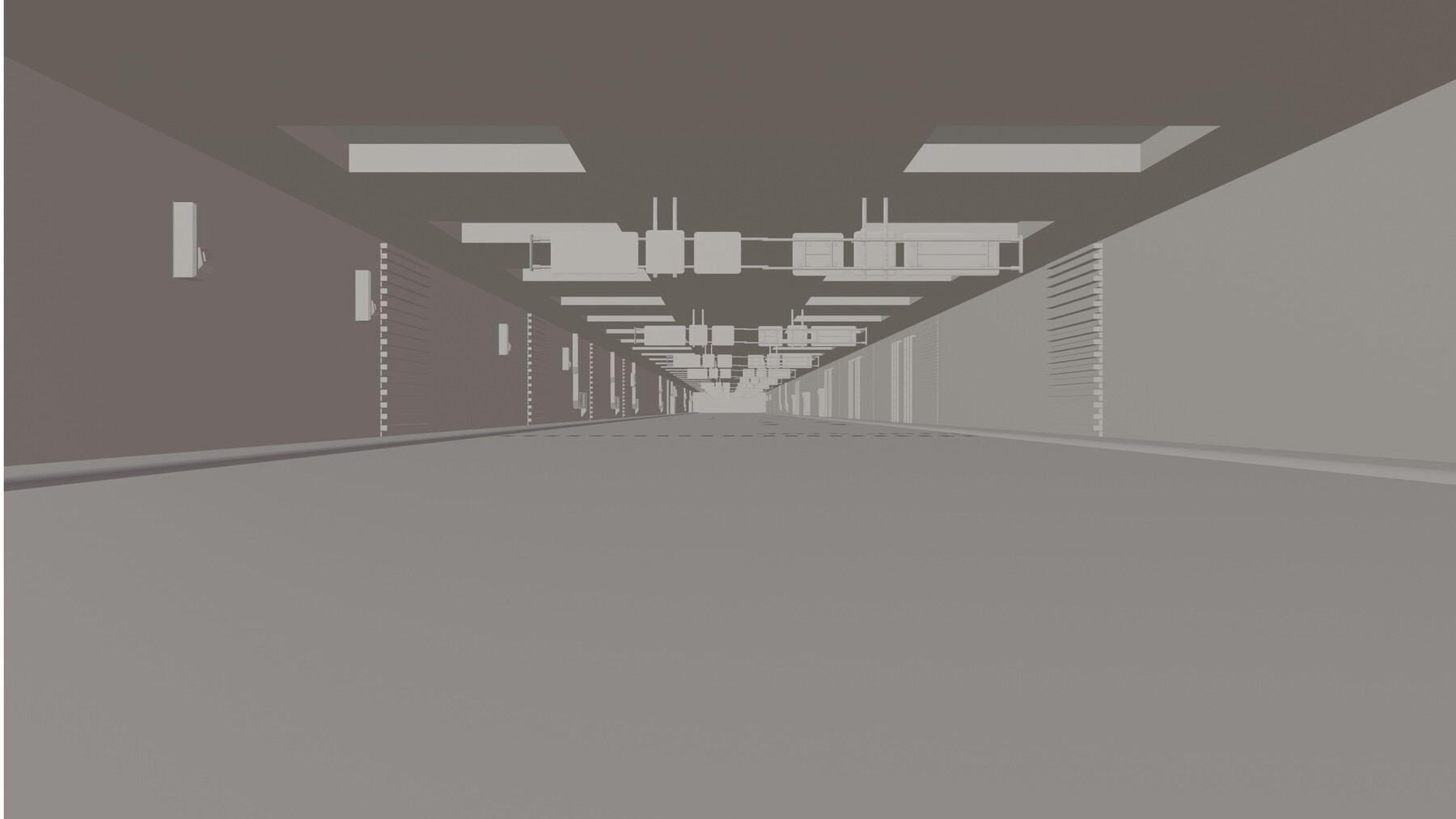 ArtStation - Car Road/Tunnel 3D Model Blend File | Game Assets