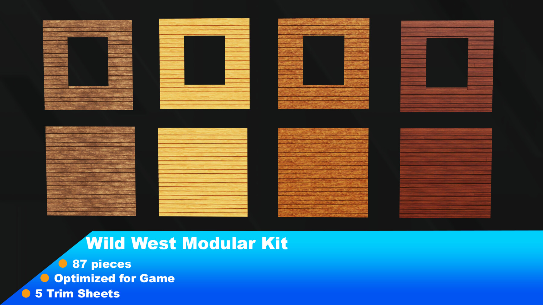 ArtStation - Wild West Modular Kit | Game Assets