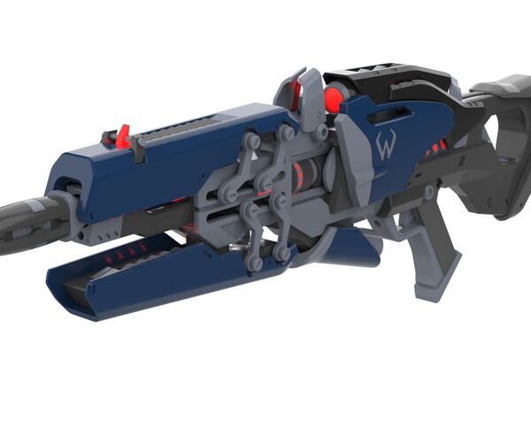 ArtStation - Widowmaker Original Skin - Overwatch - Printable 3d model ...