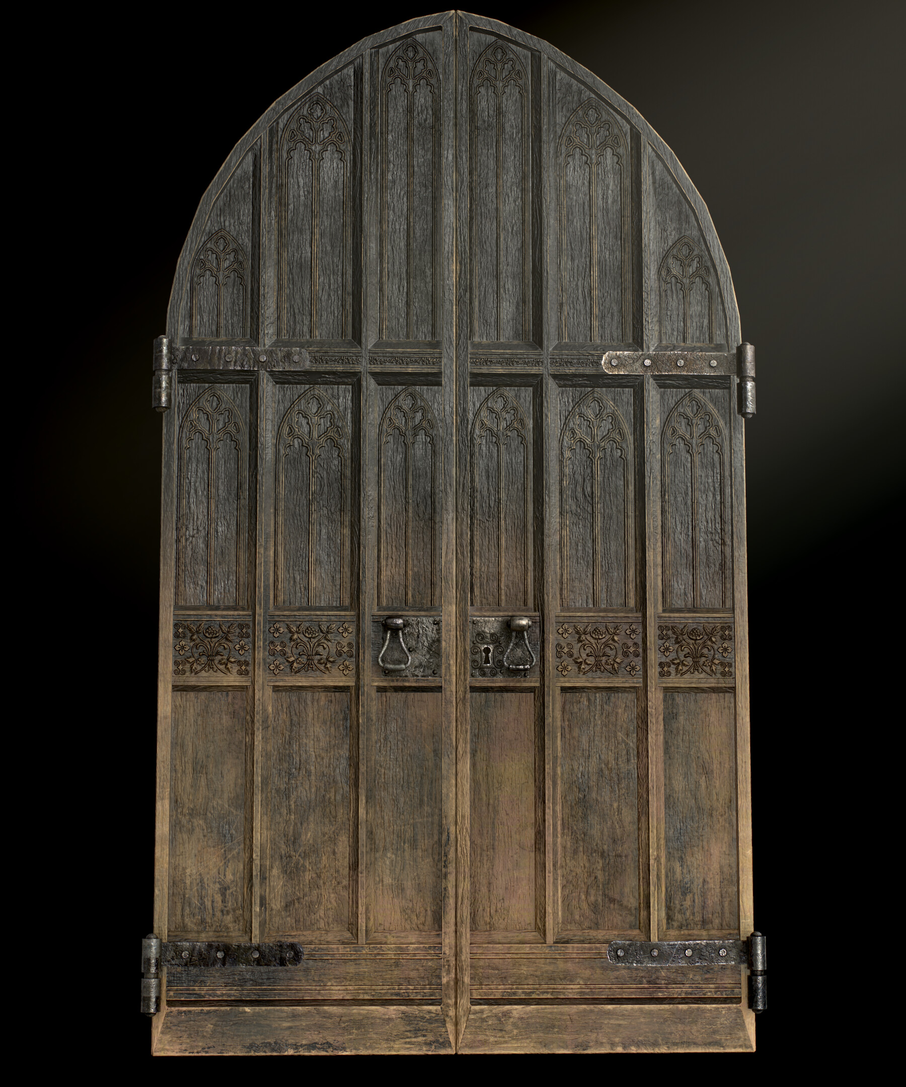 ArtStation - Medieval Wooden Door | Game Assets