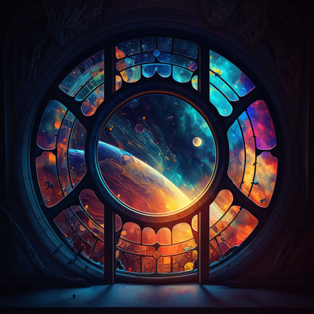 ArtStation - Sci-Fi Stained Glass v2 | Artworks