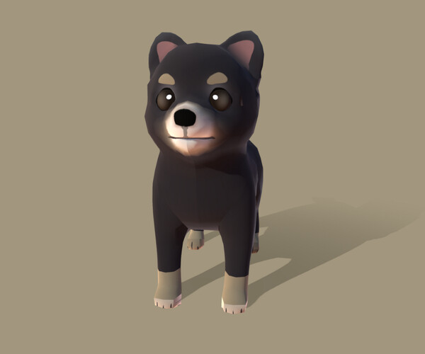 ArtStation - DOG Full Animations - Pomeranian | Game Assets