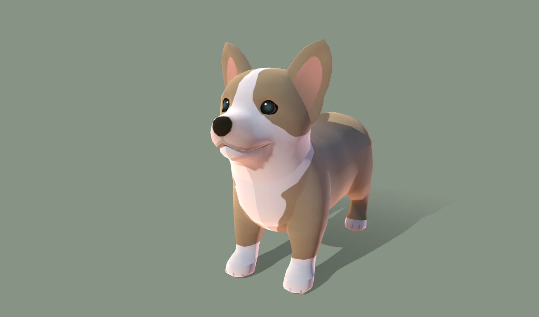 ArtStation - DOG Full Animations - Welsh Corgi | Game Assets