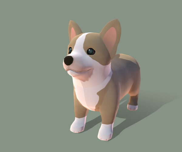 ArtStation - DOG Full Animations - Welsh Corgi | Game Assets