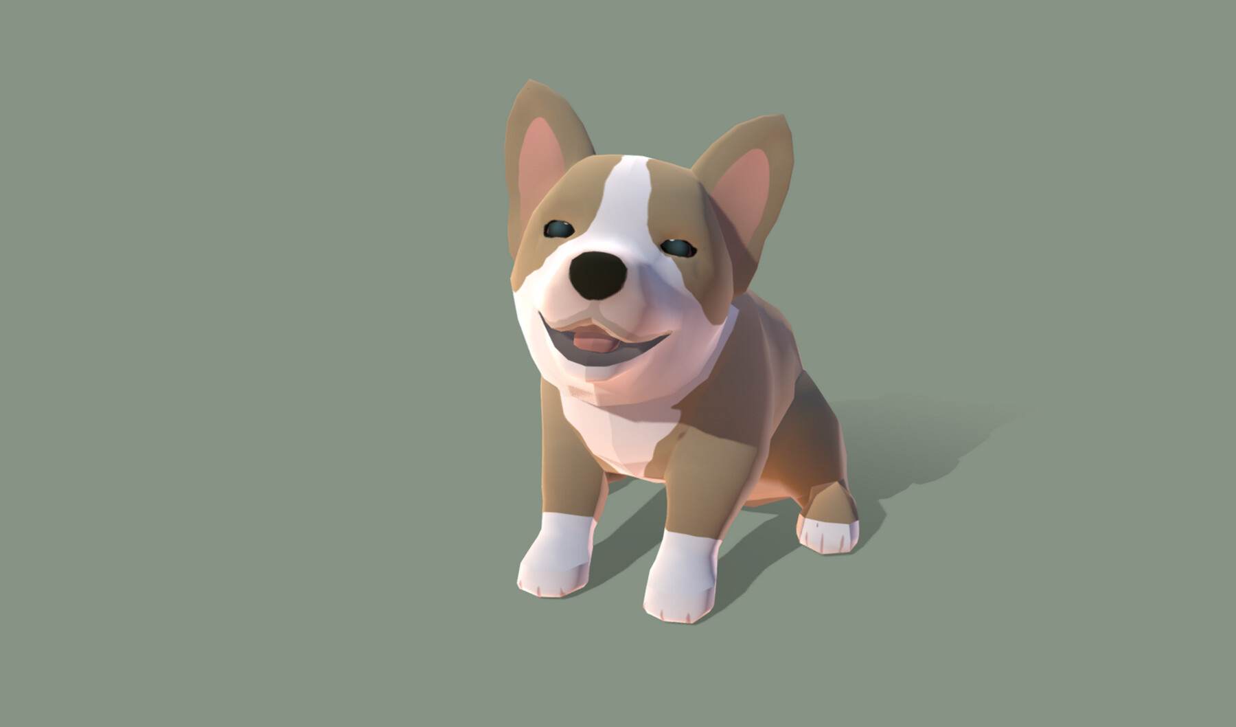 ArtStation - DOG Full Animations - Welsh Corgi | Game Assets