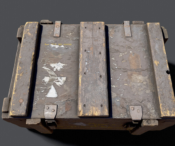 ArtStation - WW2 Ammo Box - Photogrammetry Scanned Game Asset | Game Assets