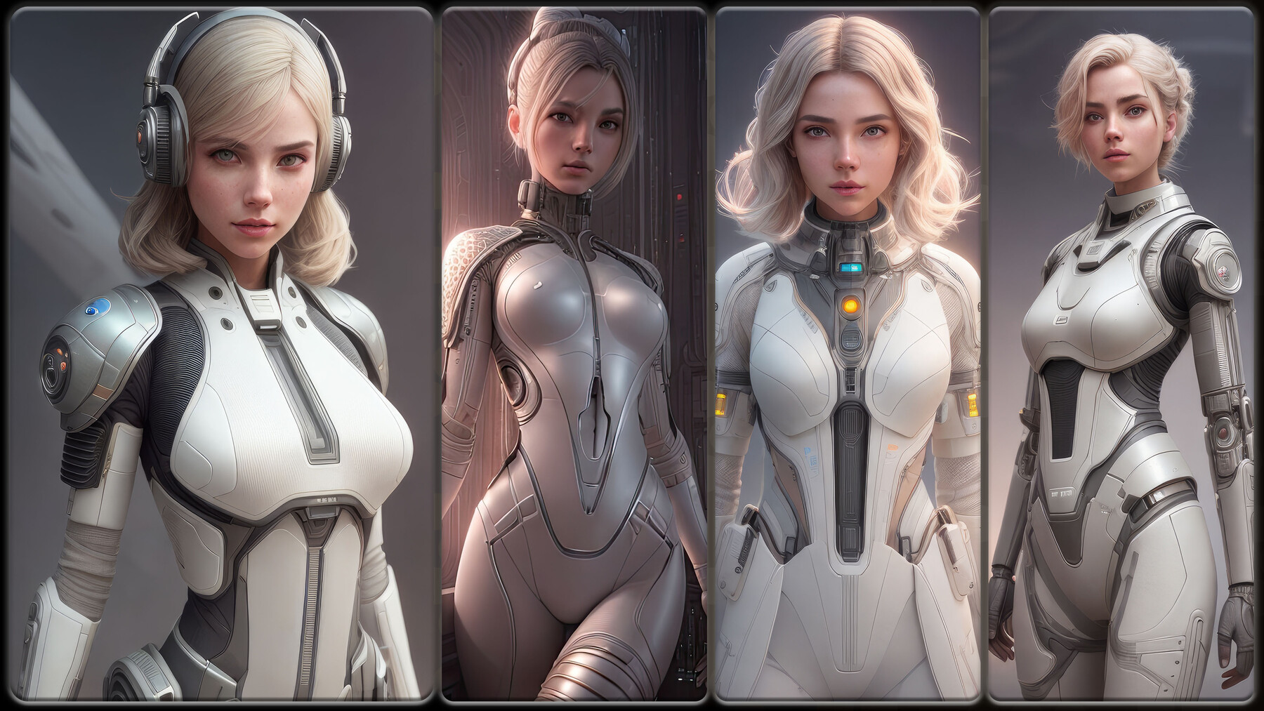 ArtStation - 400 Realistic Female Sci-Fi Reference Pack | 4K | v.1 | Artworks