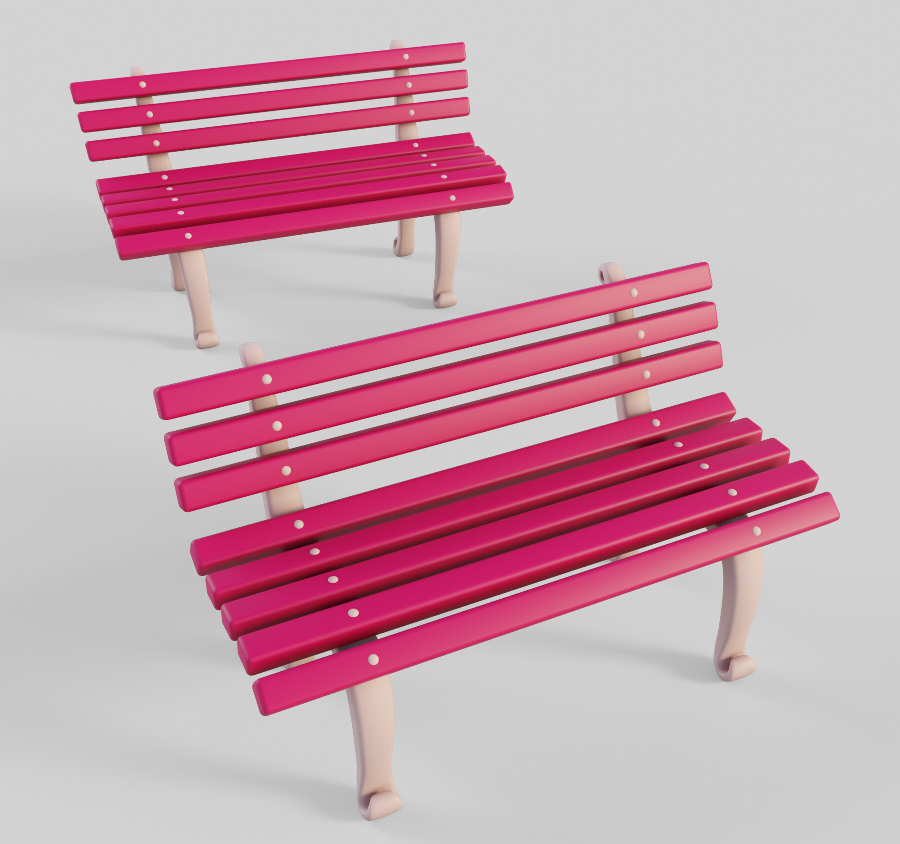 ArtStation - Cartoon Benches Collection | Resources