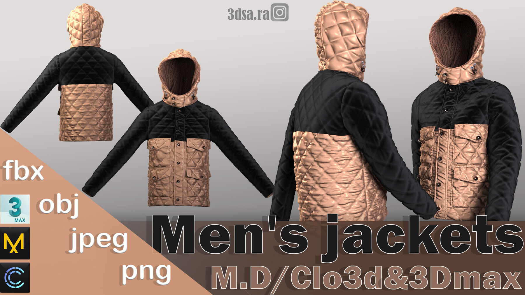 ArtStation - Men's jackets | Game Assets
