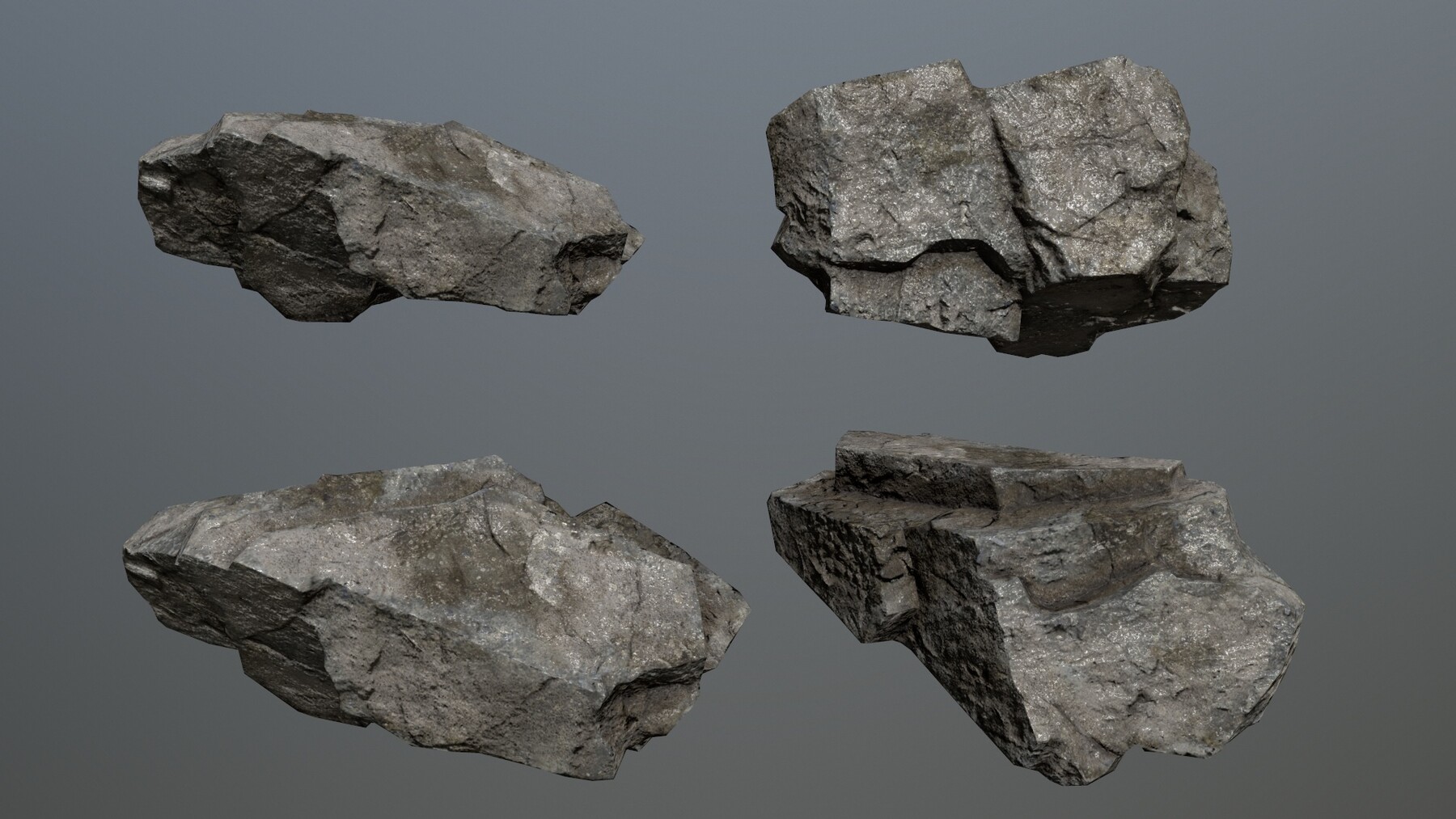 ArtStation - Rock Set 18 | Game Assets