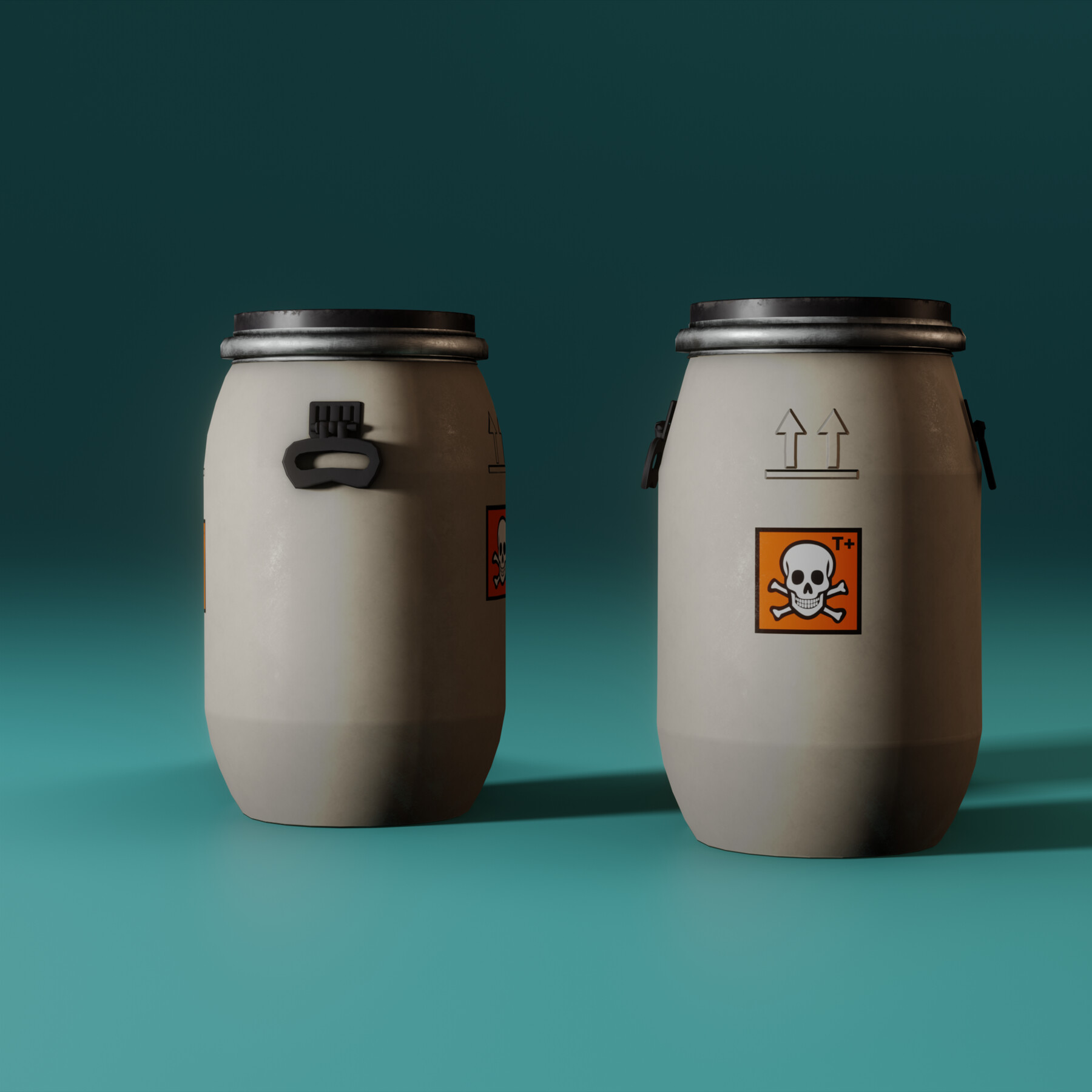 ArtStation - Low Poly Plastic Drum Model | Game Assets