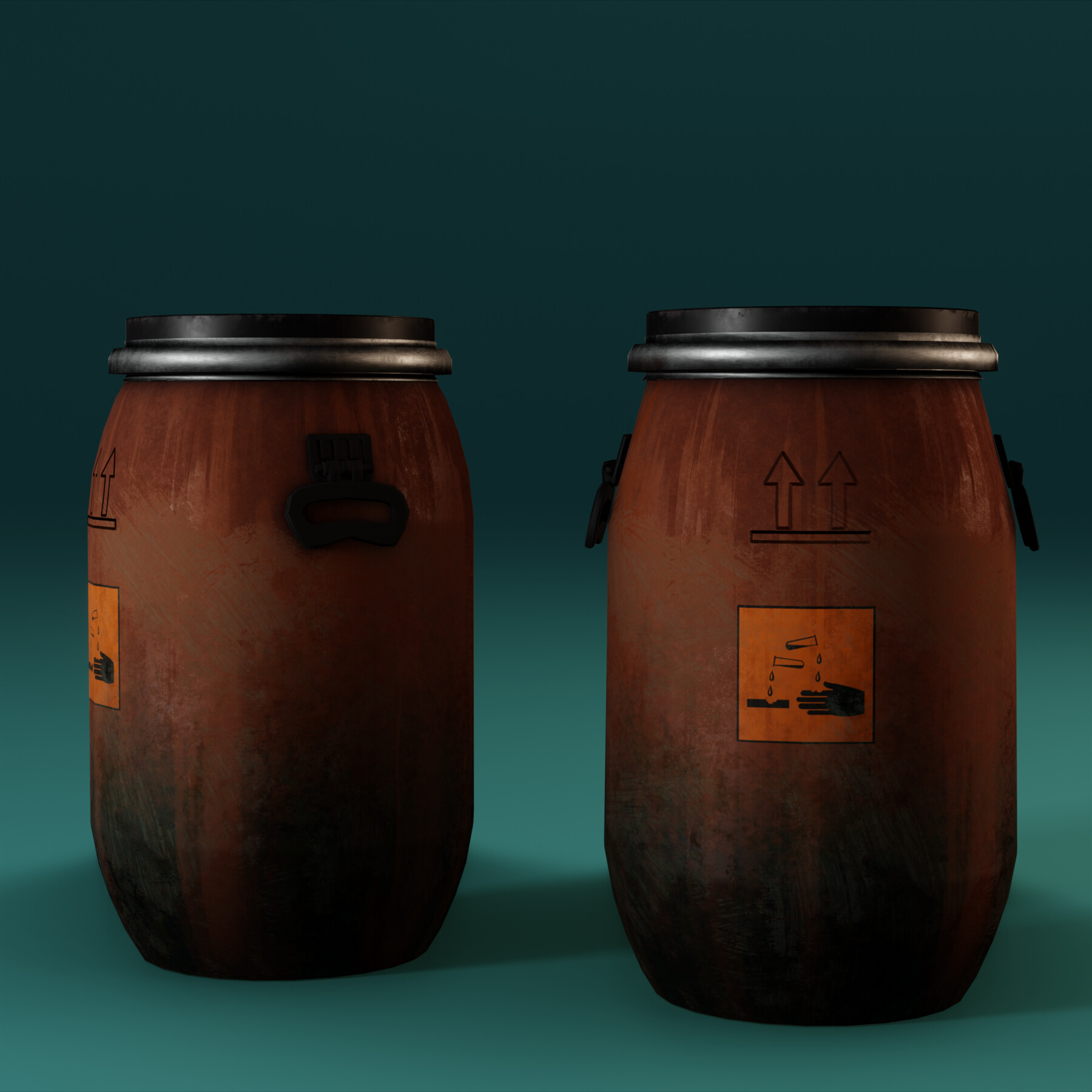 ArtStation - Low Poly Plastic Drum Model | Game Assets