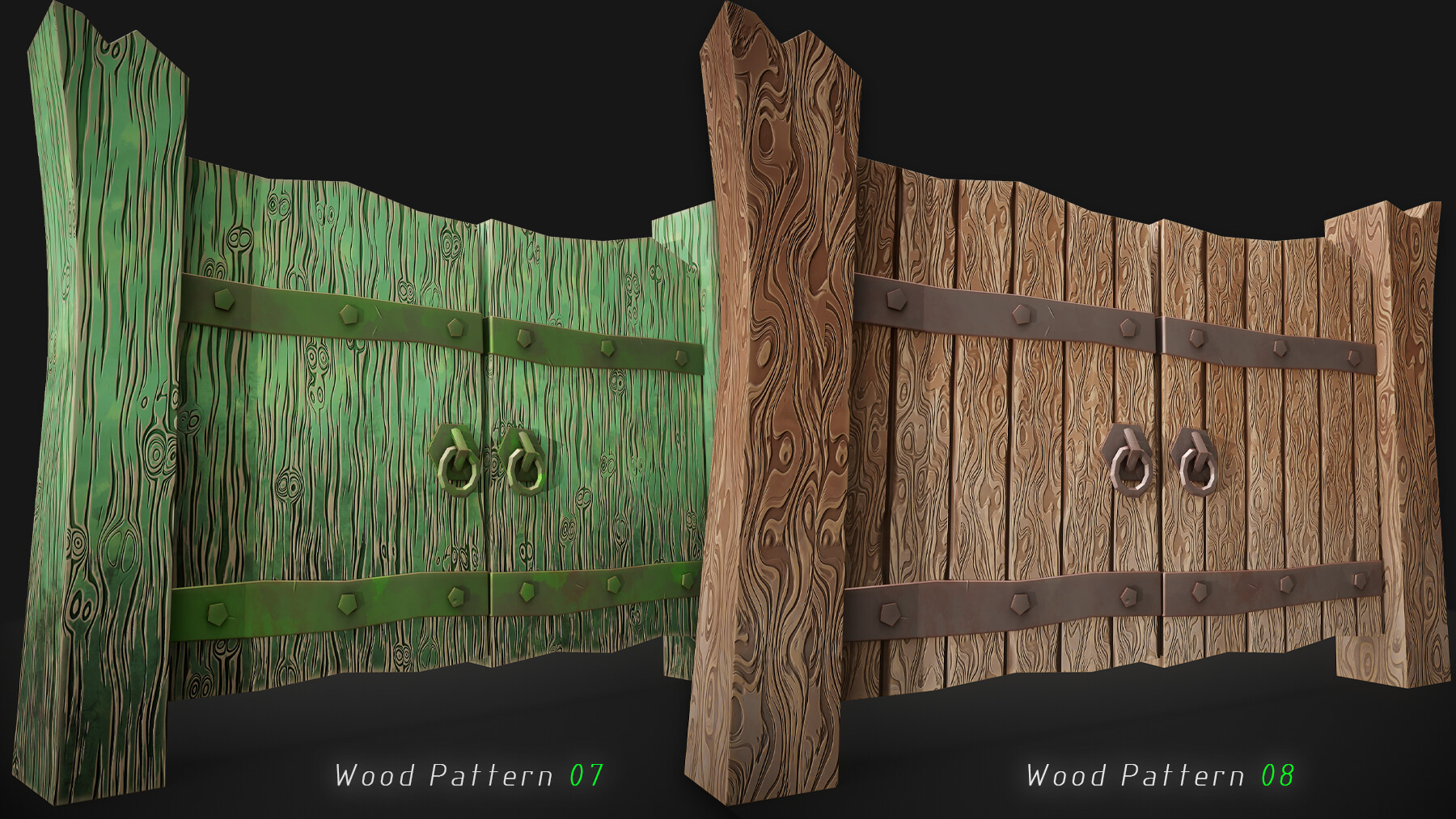 ArtStation - Stylized Wood Material Generator (SBSAR) Vol.10 | Resources
