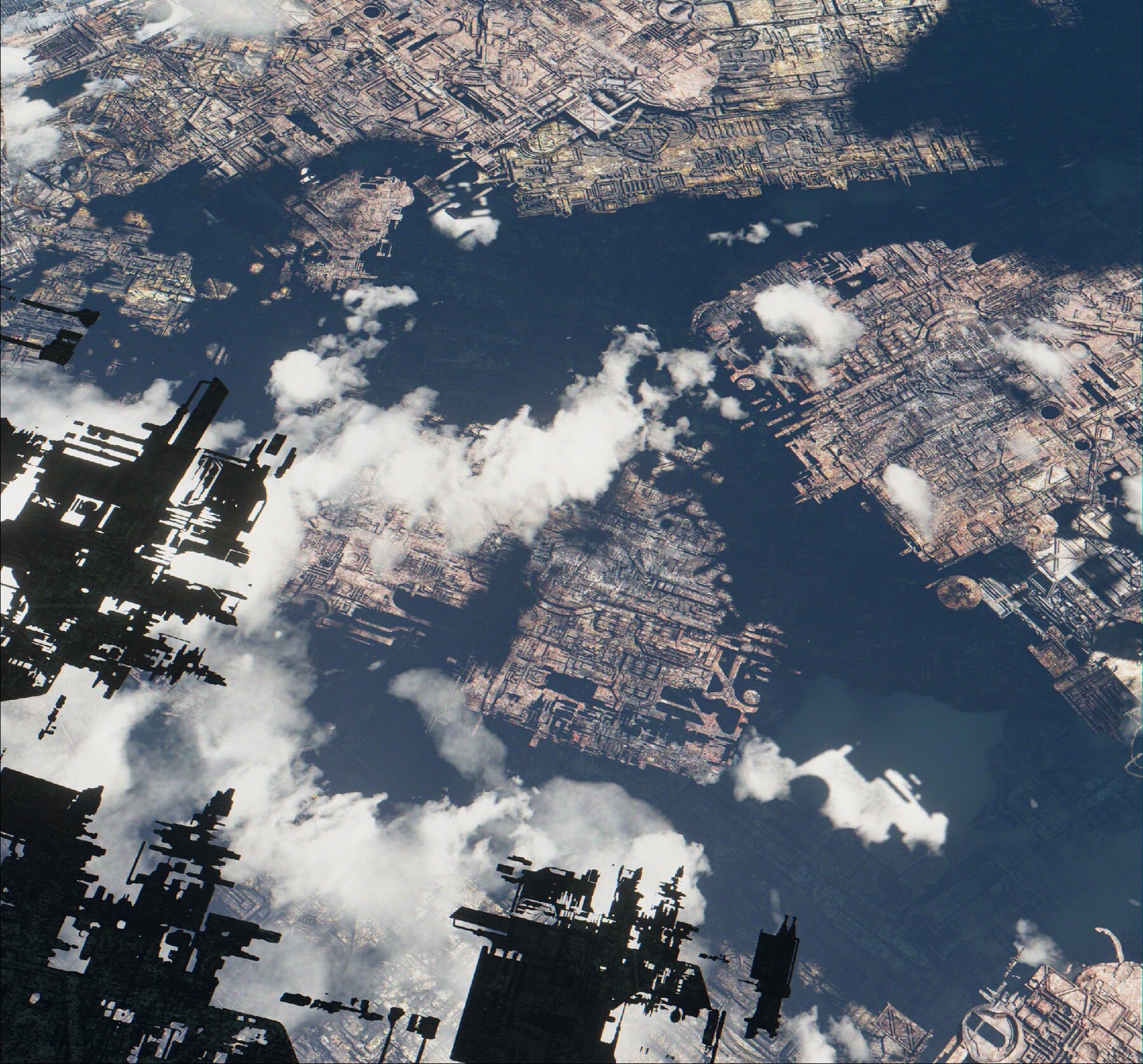 ArtStation - Mega structure ruins (blender eevee) | Resources