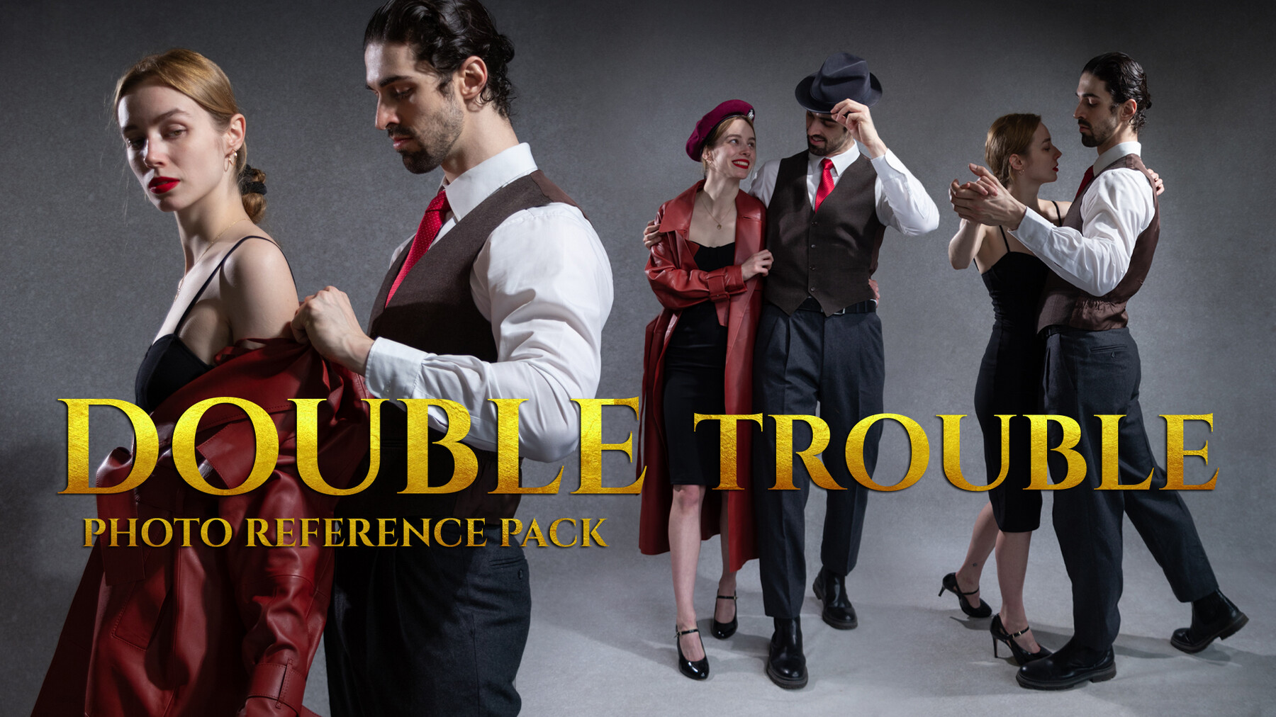 ArtStation - Double Trouble - Reference Photo Pack For Artists 354 JPEGs noAI | Resources