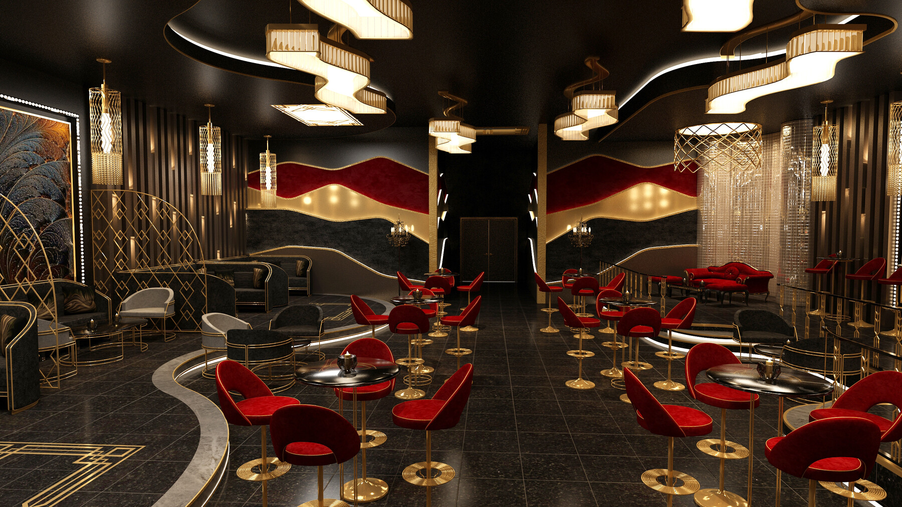 ArtStation - Luxury nightclub bar interior design | Resources
