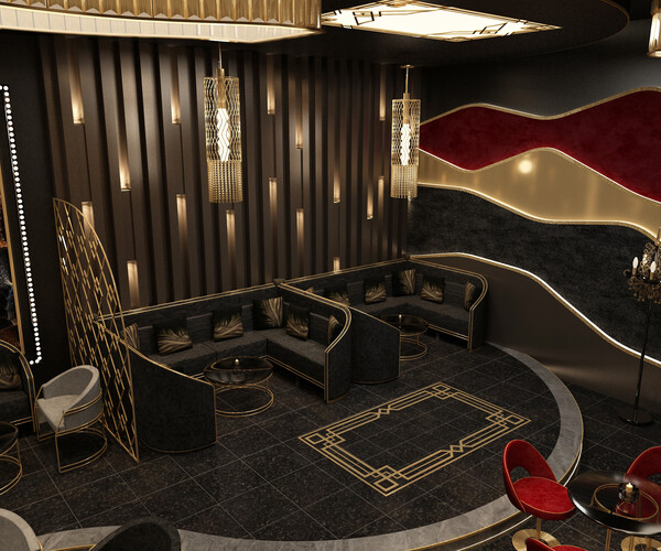 ArtStation - Luxury nightclub bar interior design | Resources