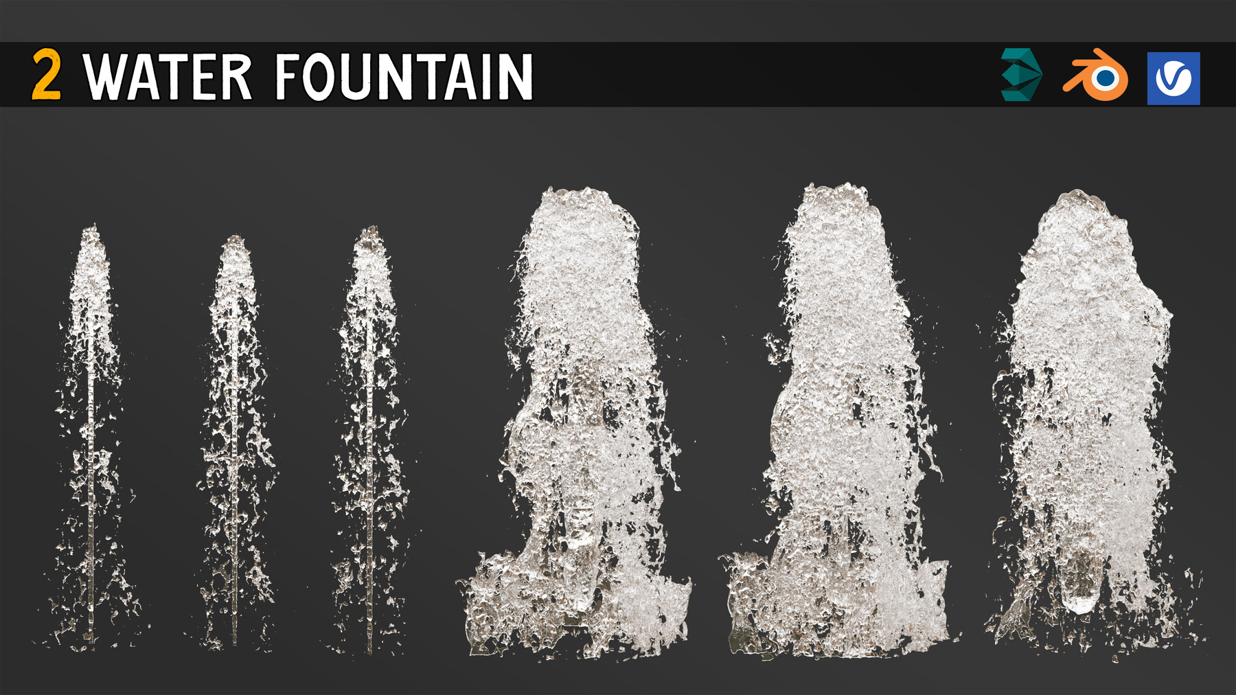 ArtStation - water Fountain Set 01 | Resources