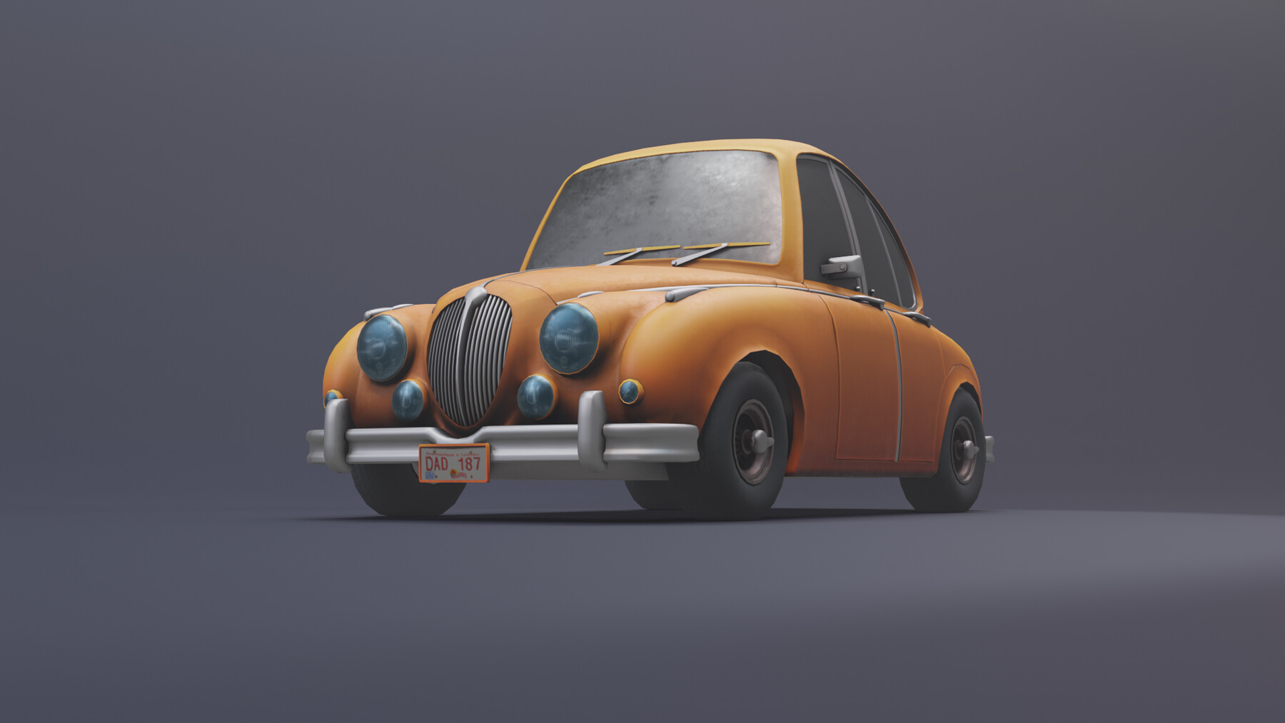 ArtStation - Low Poly Stylized Cartoon Car | Game Assets