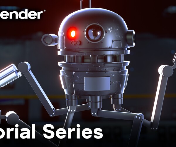Artstation Sci Fi Robot Drone Creation In Blender Eevee Complete Tutorial Series Tutorials