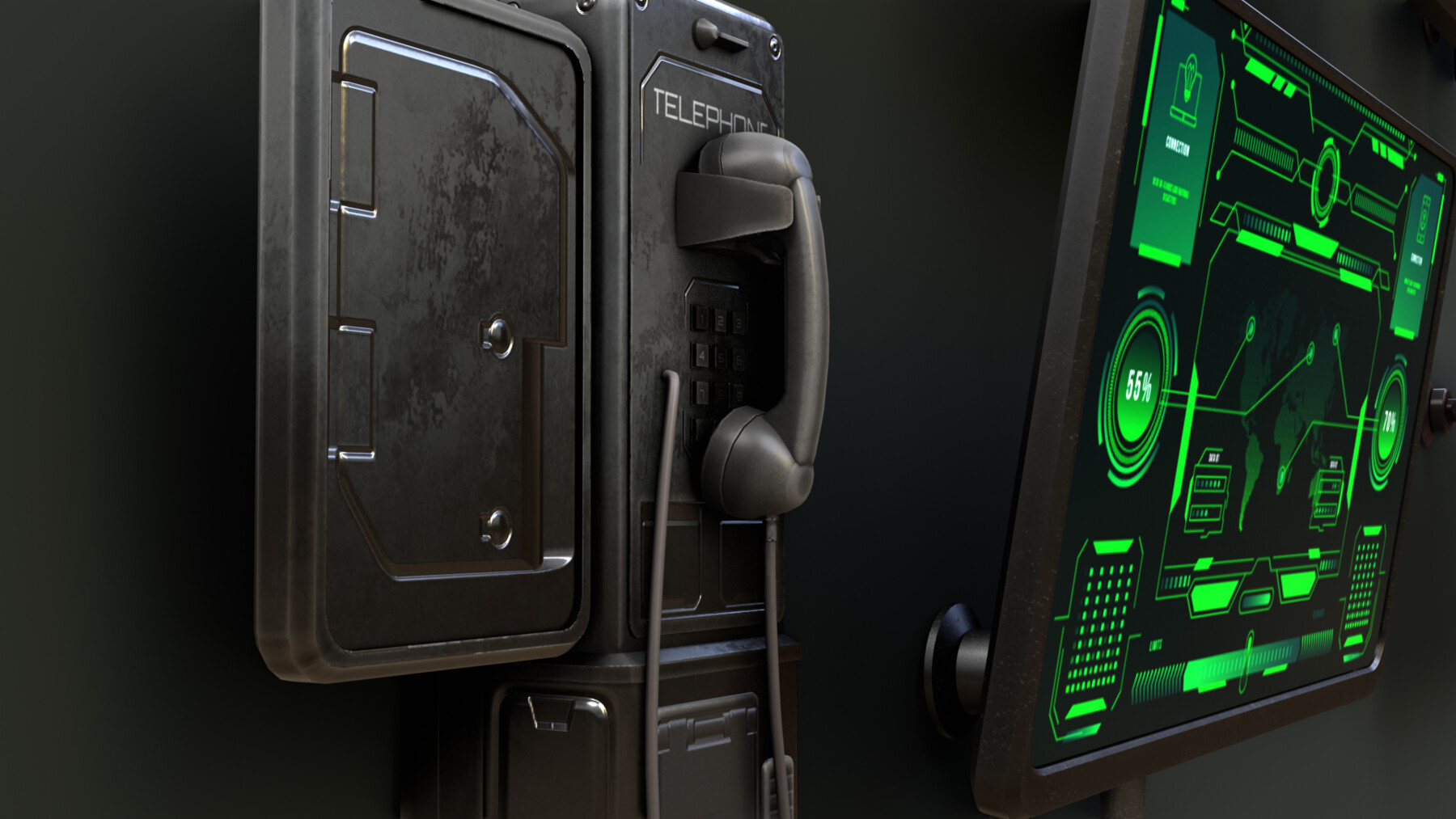 ArtStation - Monitors Dirty Props pack | Game Assets