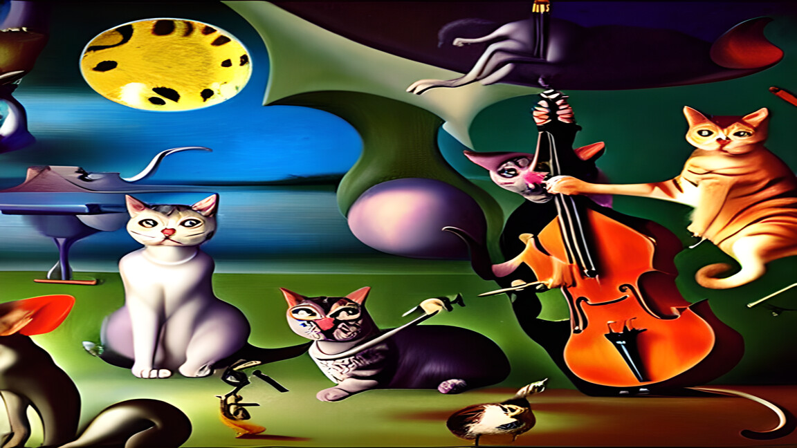 ArtStation - Jazz Cats Waiting For The Band Leader | Artworks