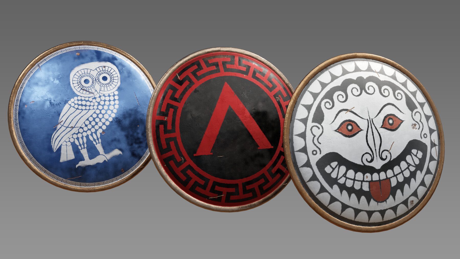 Ancient Greek Hoplite Shields