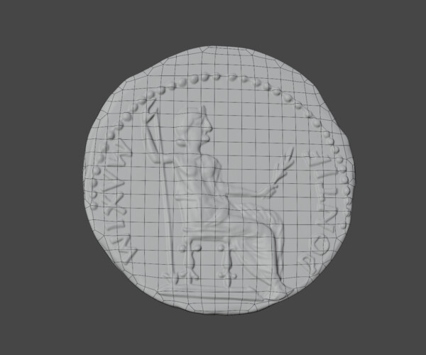 ArtStation - Golden Roman Coin | Game Assets
